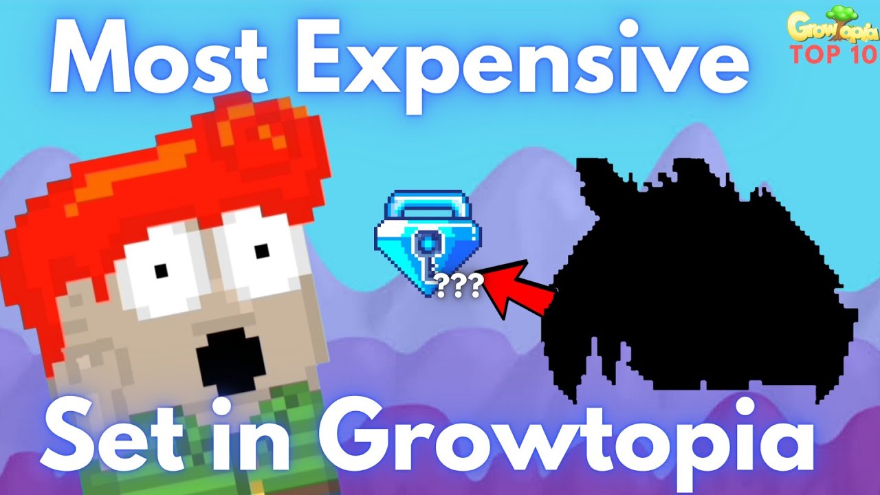 The Most Expensive Set in Growtopia - YouTube