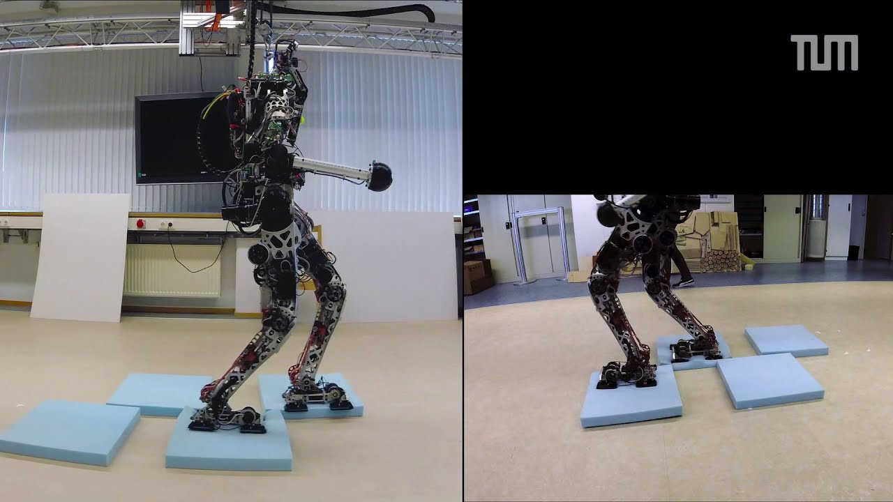 Humanoid Robot LOLA - Robustness to Soft and Hard Obstacles - YouTube