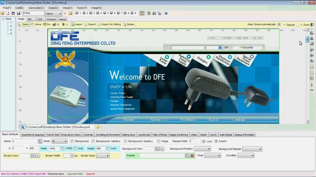 How to Make Webpage with SliceMaker Platinum V3.5 - YouTube