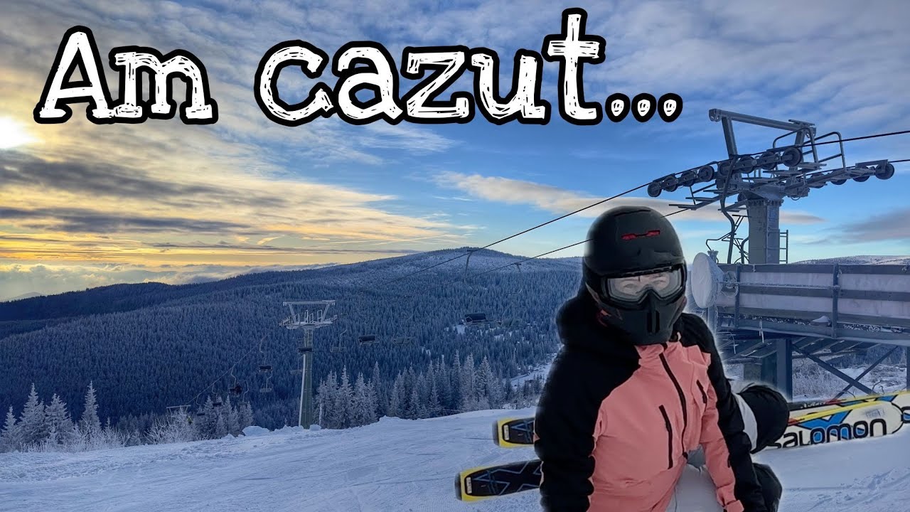 Buscat SkiResort | Prima căzătură la ski în acest sezon - YouTube