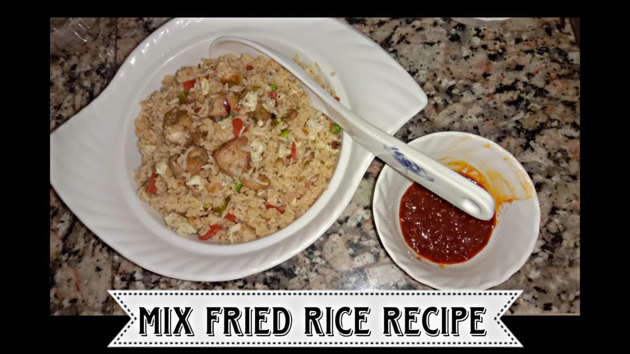 Mix Fried Rice Recipe 😋😋 - YouTube