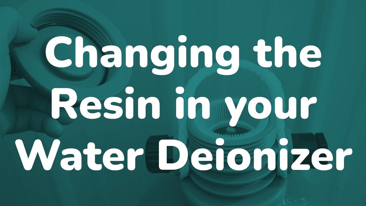 Changing the Resin in your Water Deionizer - YouTube