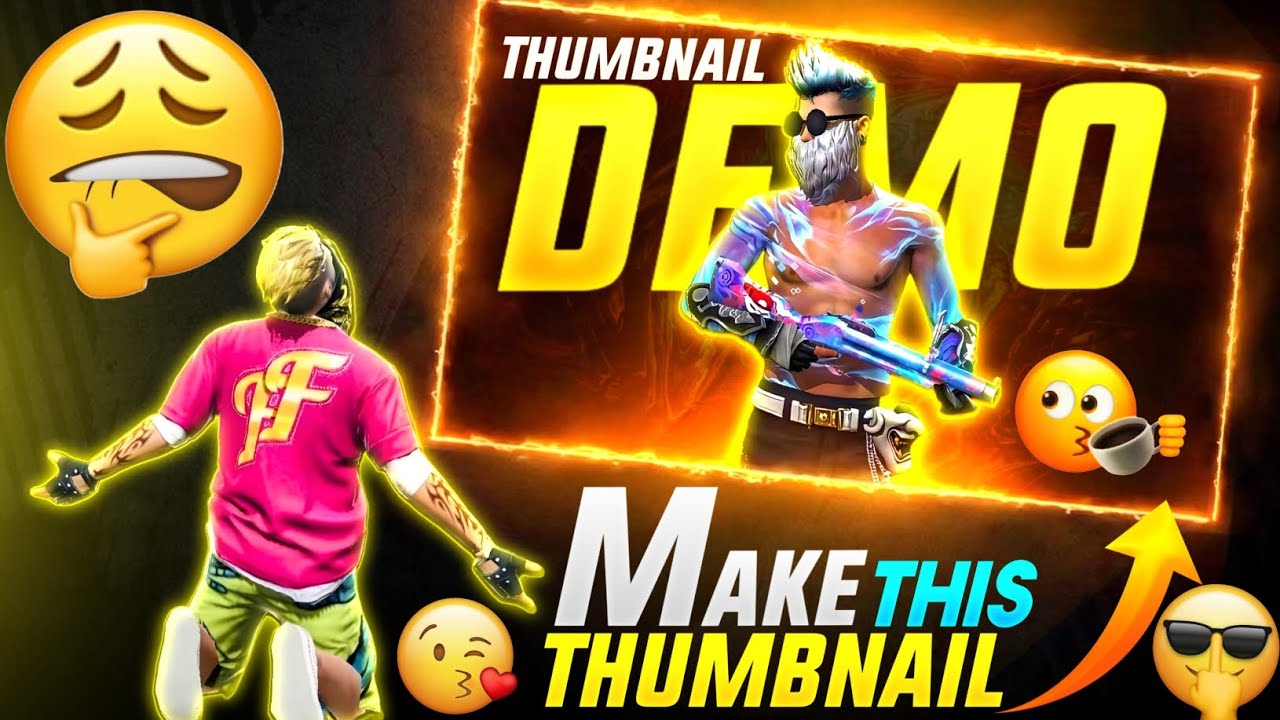 HOW To Make This Gaming THUMBNAILS tutorial only 5, minutes 👍 DRONEi RX ...