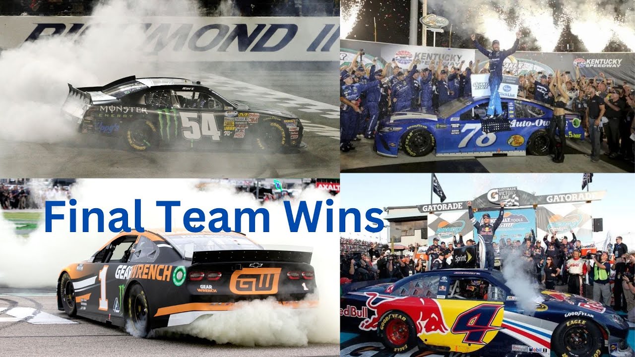 Team Final Wins Nascar - YouTube