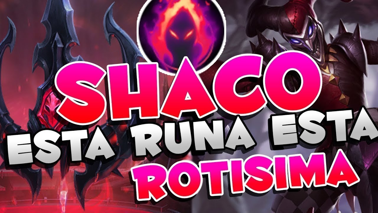 💥 SHACO JG 💥 RUNAS COSECHA💥 - YouTube