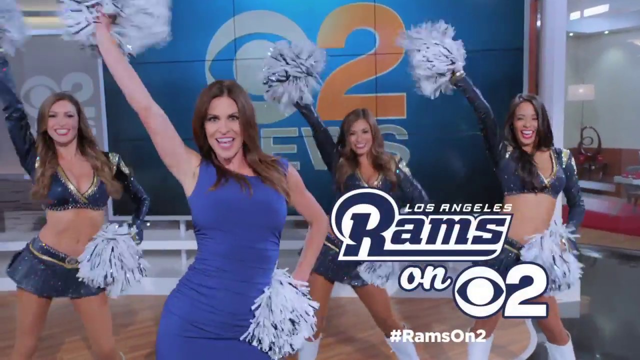 Rams On 2: Stephanie And The LA Rams Cheerleaders - YouTube