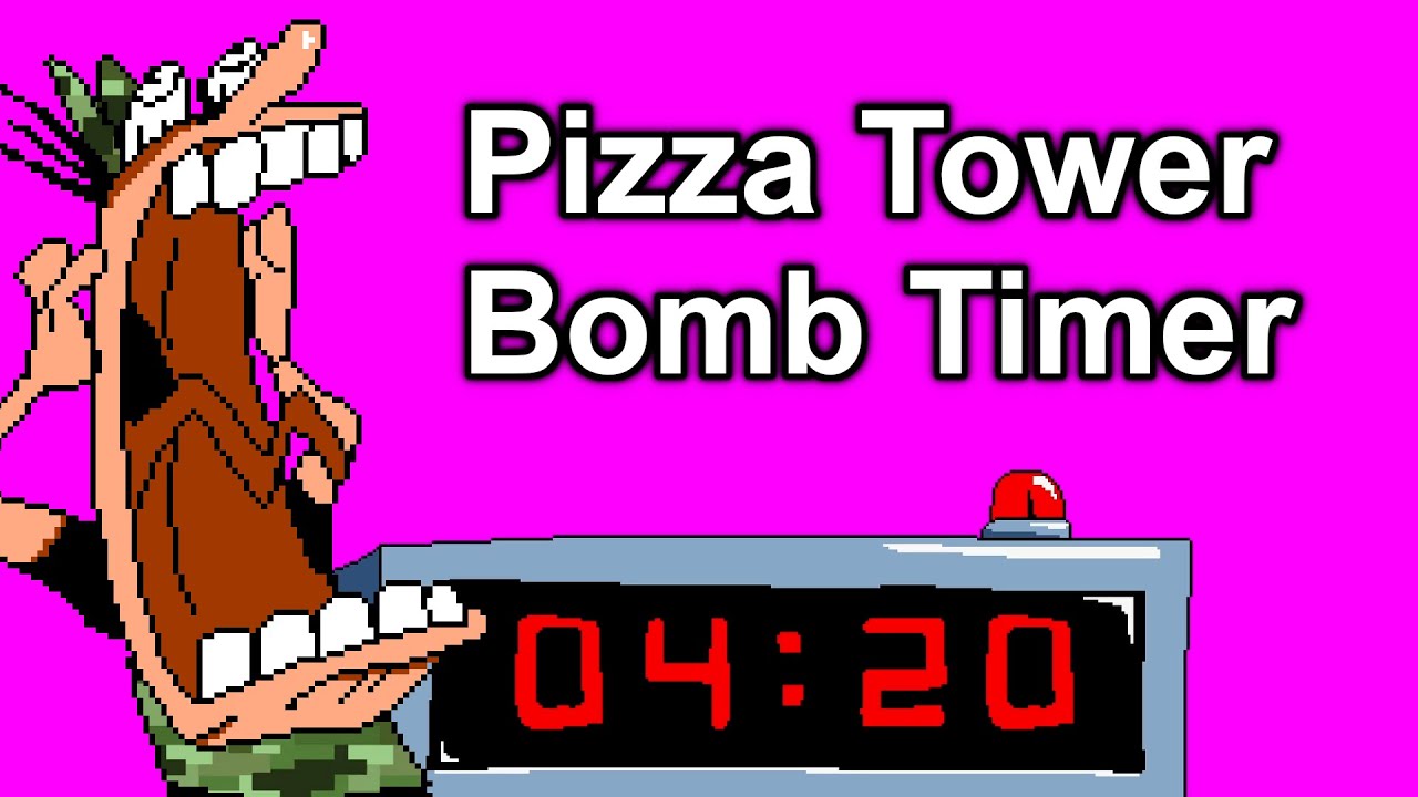 Pizza Tower - War Bomb Timer pinkscreen (free) - YouTube