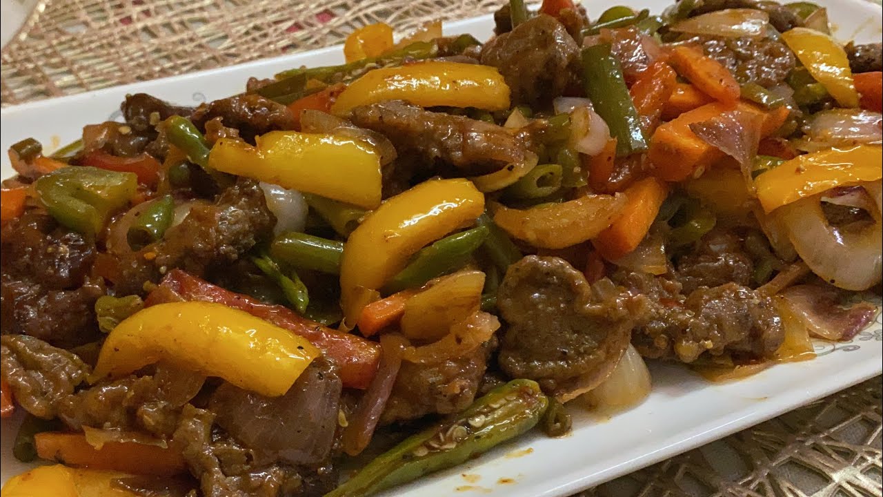 Beef Sizzling Recipe || Bangladeshi Chinese Beef Sizzling || Sizzling ...