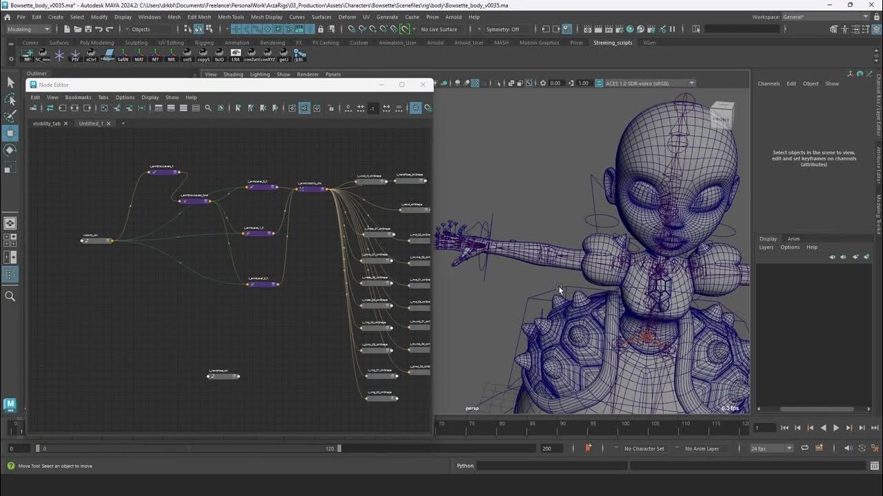[SPA] 3D Rigging & Scripting for Autodesk Maya [Riggeando a Bowsette: Parte 14] - YouTube