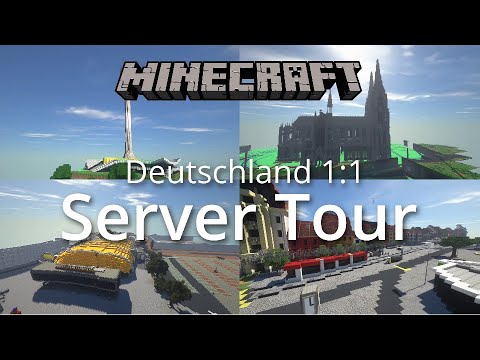 Das wurde bisher in Deutschland gebaut - BTE Servertour | Minecraft Build the Earth