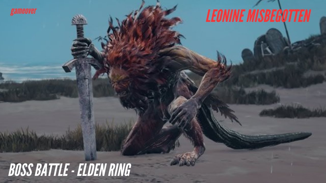 Leonine Misbegotten - Great Enemy - Boss Battle - ELDEN RING - YouTube
