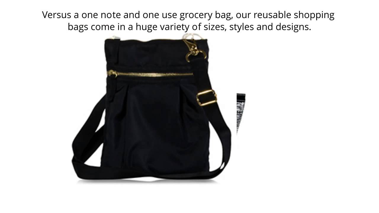 Reusable Shopping Bags From Mixed Bag Designs - YouTube