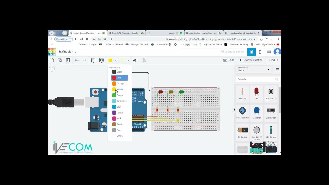 Control Traffic Lights using Arduino التحكم فى اشارة المرور باستخدام ...