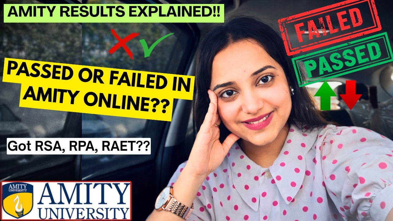 Amity Online Result Confusion? RSA, RPA, UFM + Grading System Explained ...