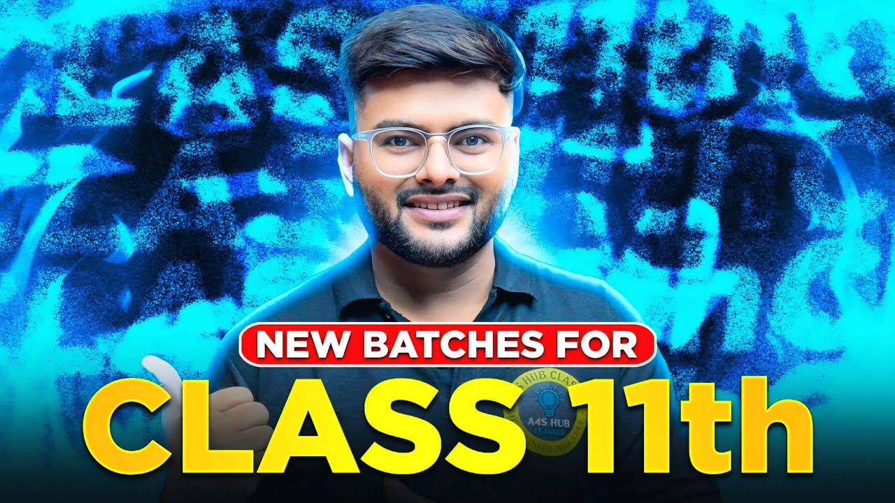 Batches For Class 11 New Session (2025-26) I Class 10 ke baad ka safar with Ashish Sir - YouTube