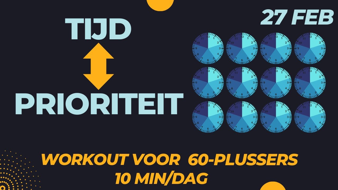 GEEN TIJD voor deze workout? Dit zou jouw PRIORITEIT moeten zijn! (60 ...