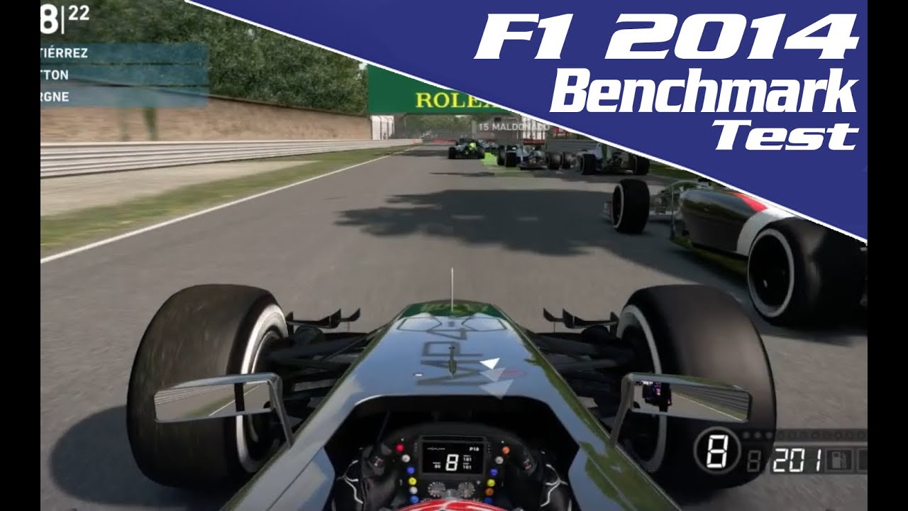 F1 2014 Gameplay:- Benchmark Test | 1 Lap at Monza - YouTube