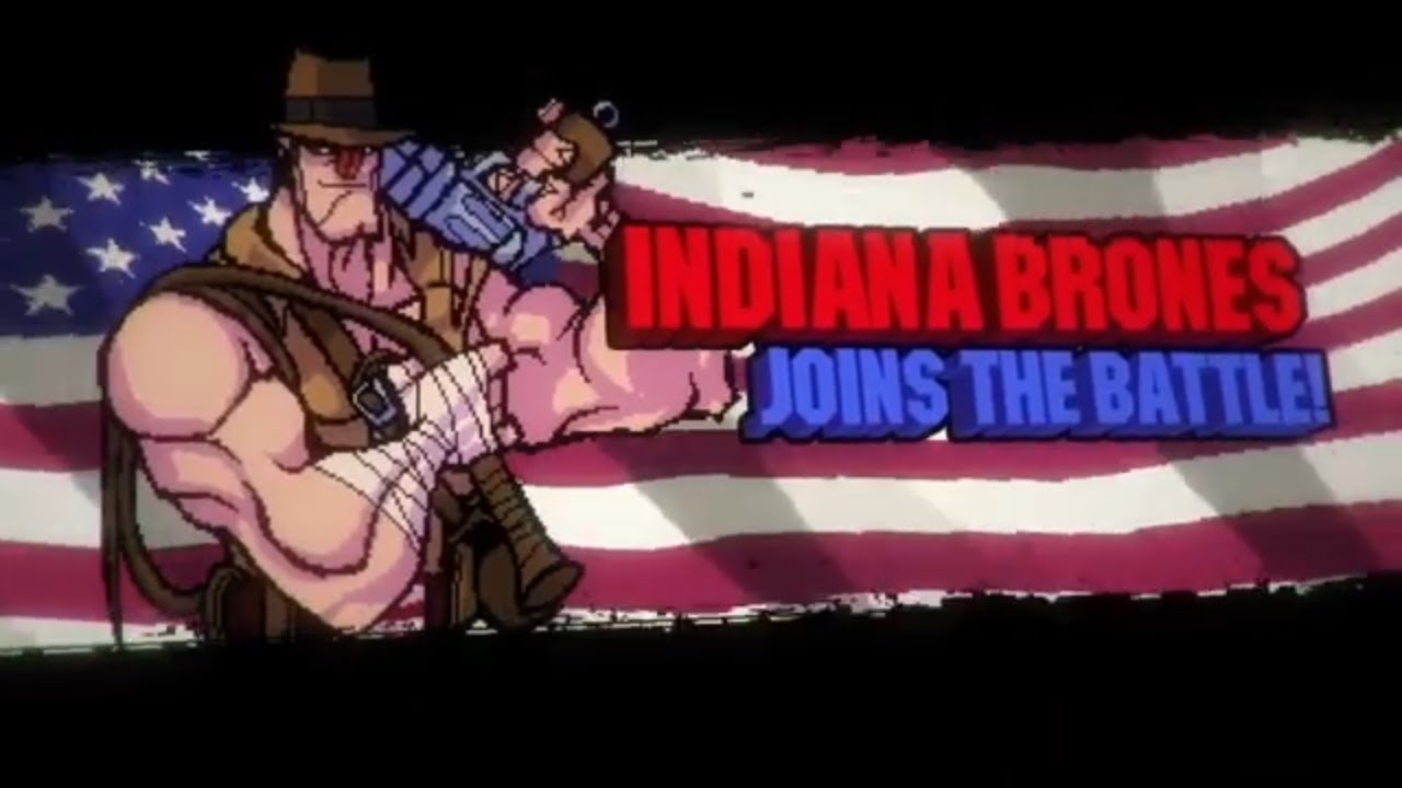 Indiana brones joins the battle|broforce level 4| broforce game play ...