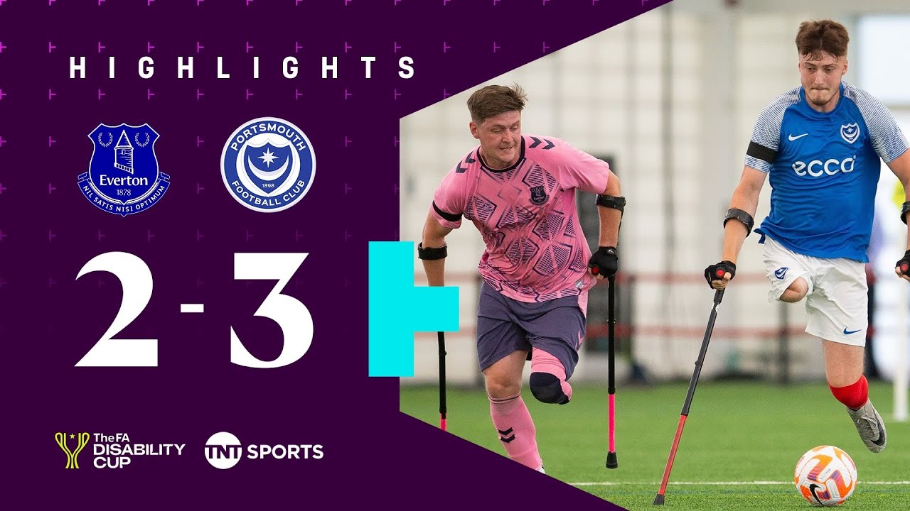 The FA Disability Cup - Amputee Cup Final: Everton vs Portsmouth ...