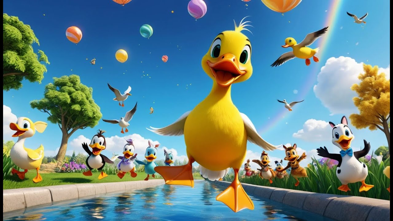 Ducky Flappy Wings Go Flap Flap Flap | Duckling Nursery Rhyme for ...