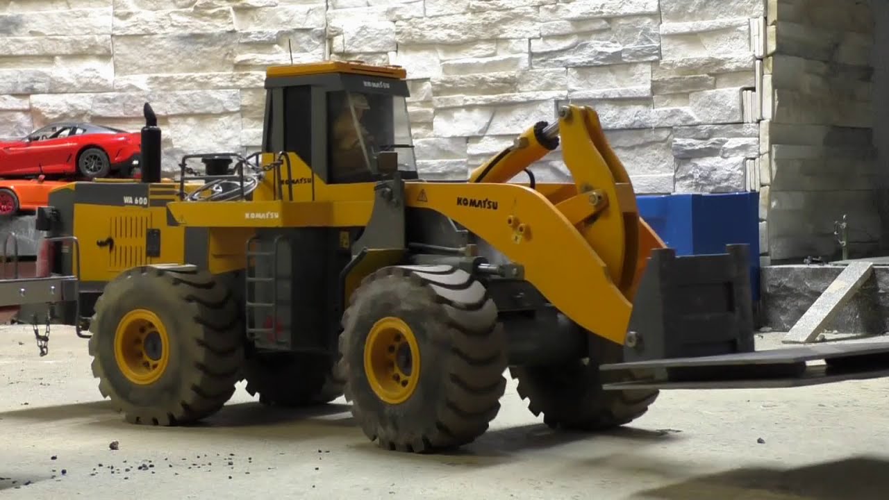 HEAVY RC MACHINES | WORK WITH THE NEW TRAIN| RC LIVE ACTION - YouTube