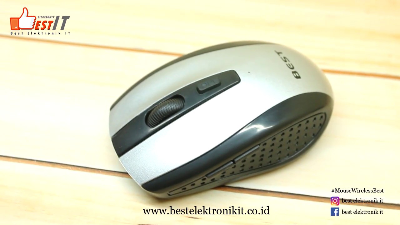 Mouse wireless BEST 2185 #Terfavorite - YouTube