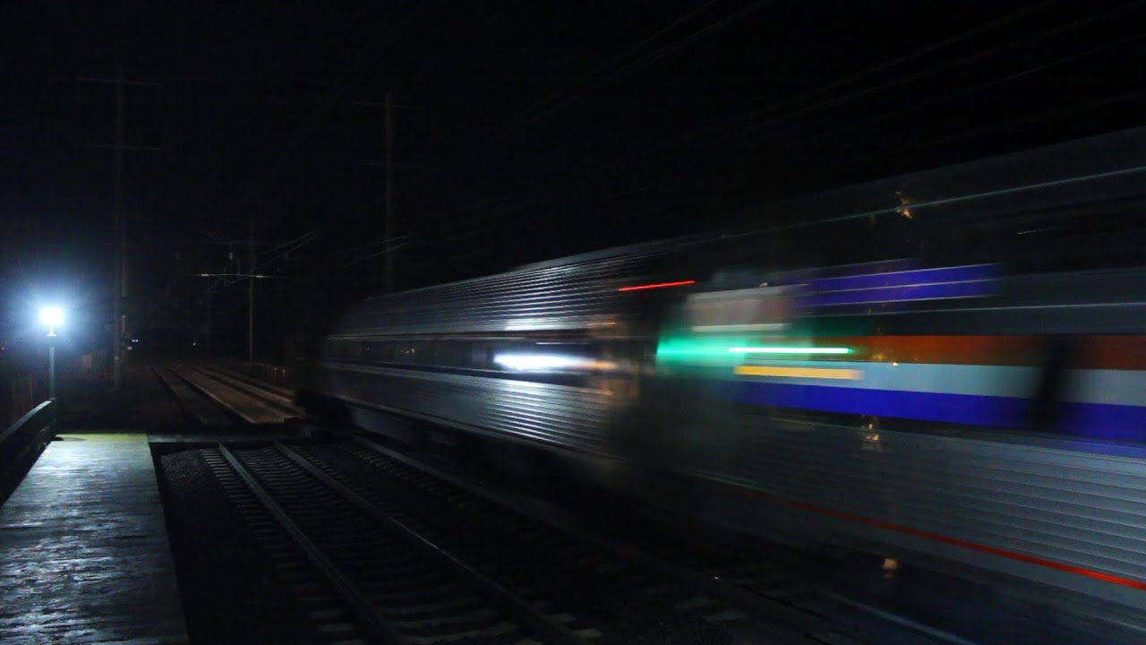 Amtrak 140 MPH Viewliner II Test Train Destroys Princeton JCT - YouTube