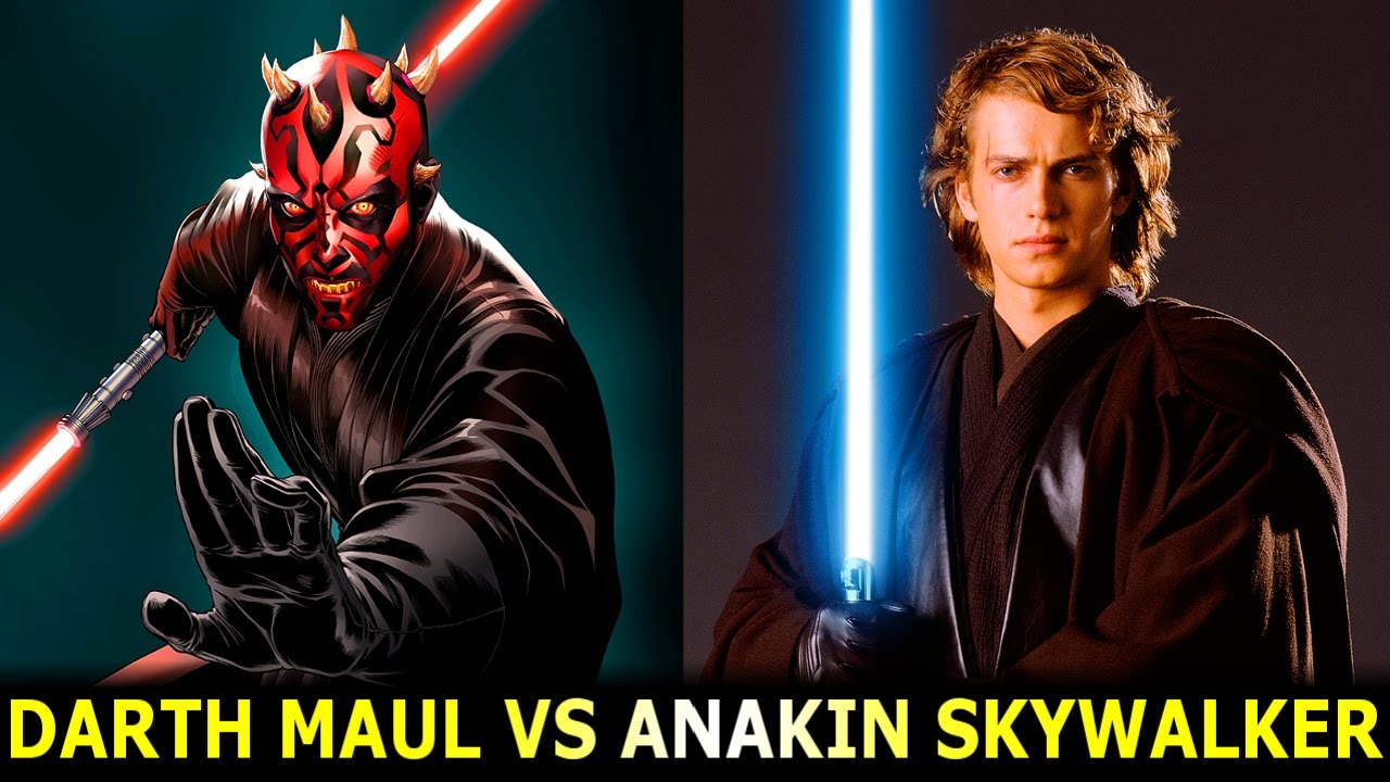 Darth Maul Vs Anakin Skywalker Ep. 3 - Star Wars Versus - YouTube