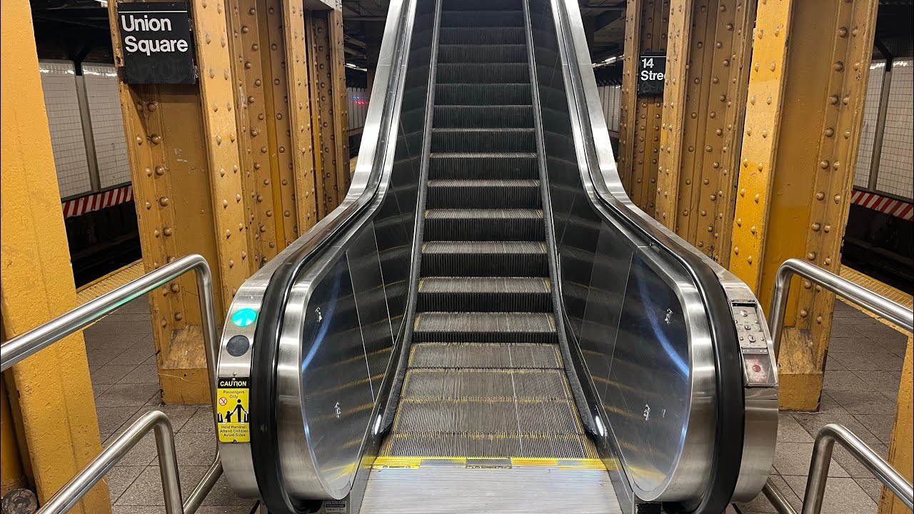 Up Escalator At The 14th Street-Union Square Station In Union Square ...