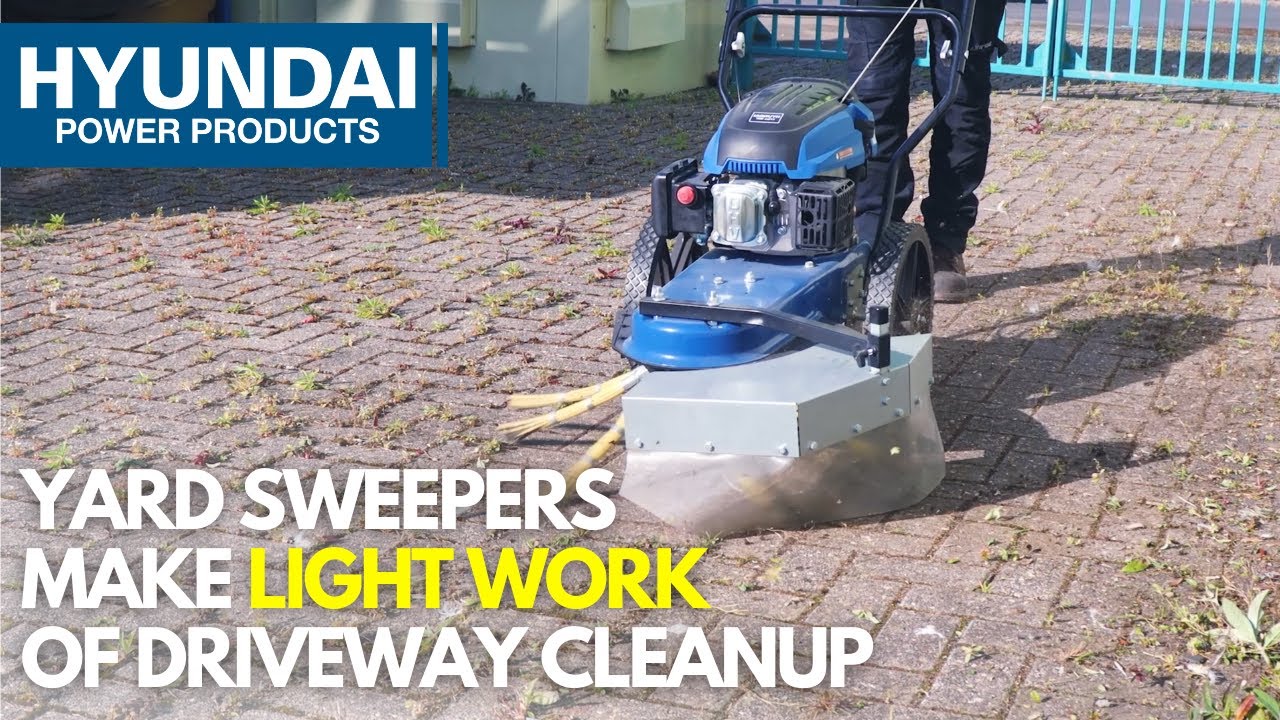 Petrol and Electric Powered Yard Sweepers From Hyundai - Patio and ...