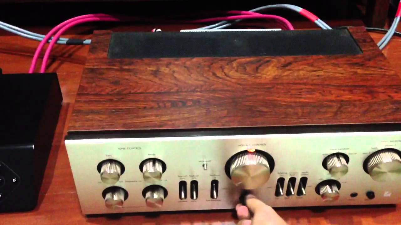 ลอง luxman L-85V - YouTube