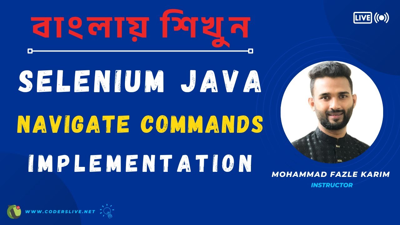 Navigate Commands And Usage In Selenium Seleniumjava Webdriver Youtube