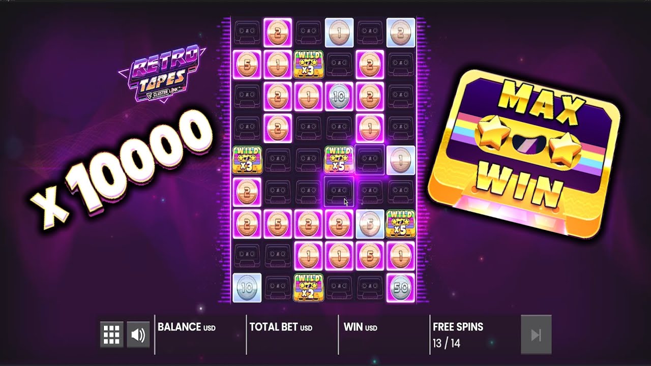 I was ONE coin from MAX WIN! | Retro Tapes Bonus Buys - YouTube