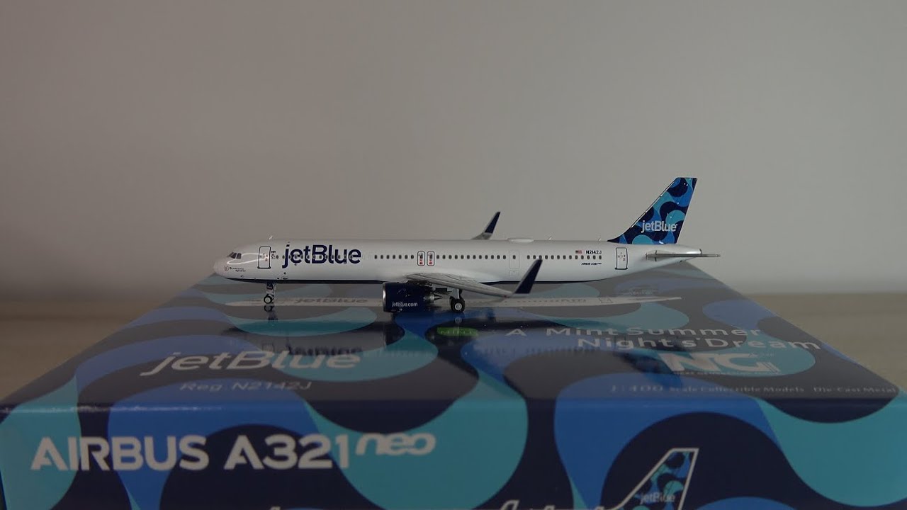 BEAUTIFUL NG Models JetBlue Airbus A321NEO Model Unboxing & Review ...