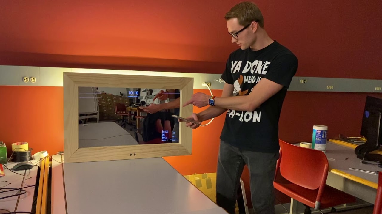 Magic Mirror: College Project - YouTube