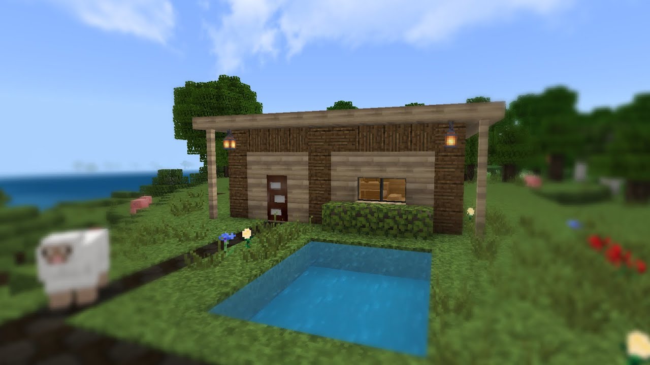Minecraft: How To Build a Perfect Starter House - YouTube