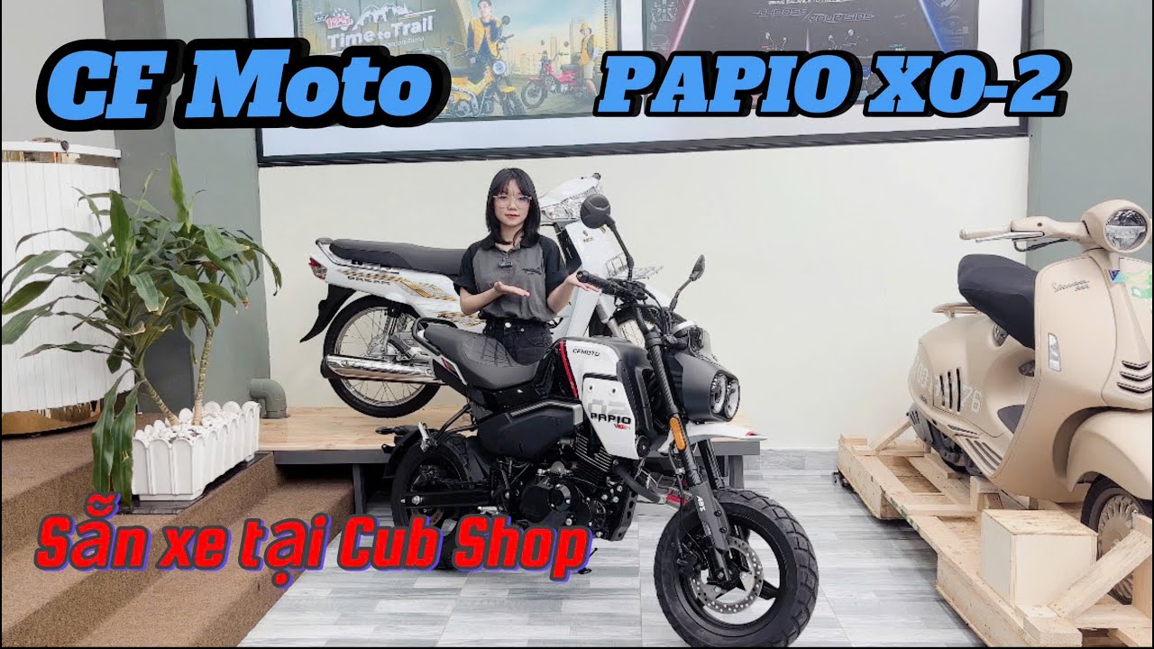 CFMoto Papio 125 XO2, sẵn xe tại Cub Shop, xe côn tay 125cc giá rẻ ...