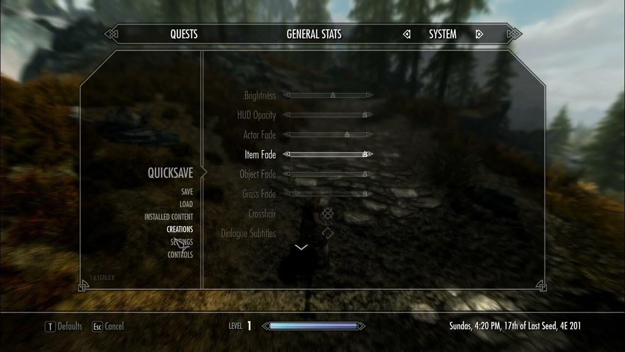 The Elder Scrolls V: Skyrim Special Edition PC Settings & Controls - YouTube