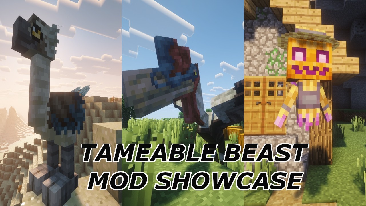 Tameable Beast Mod Showcase [1.20.1] - YouTube