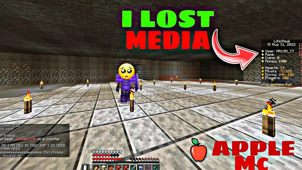 I Lost Media Rank In Apple Mc | Apple mc minecraft server hack |Apple ...