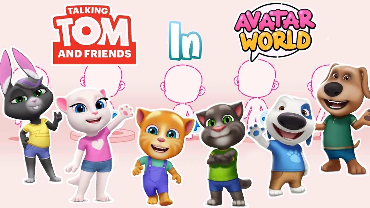 😱How To Make 🐶Talking Tom And Friends ️ in Avatar World 💫#avatarworld # ...