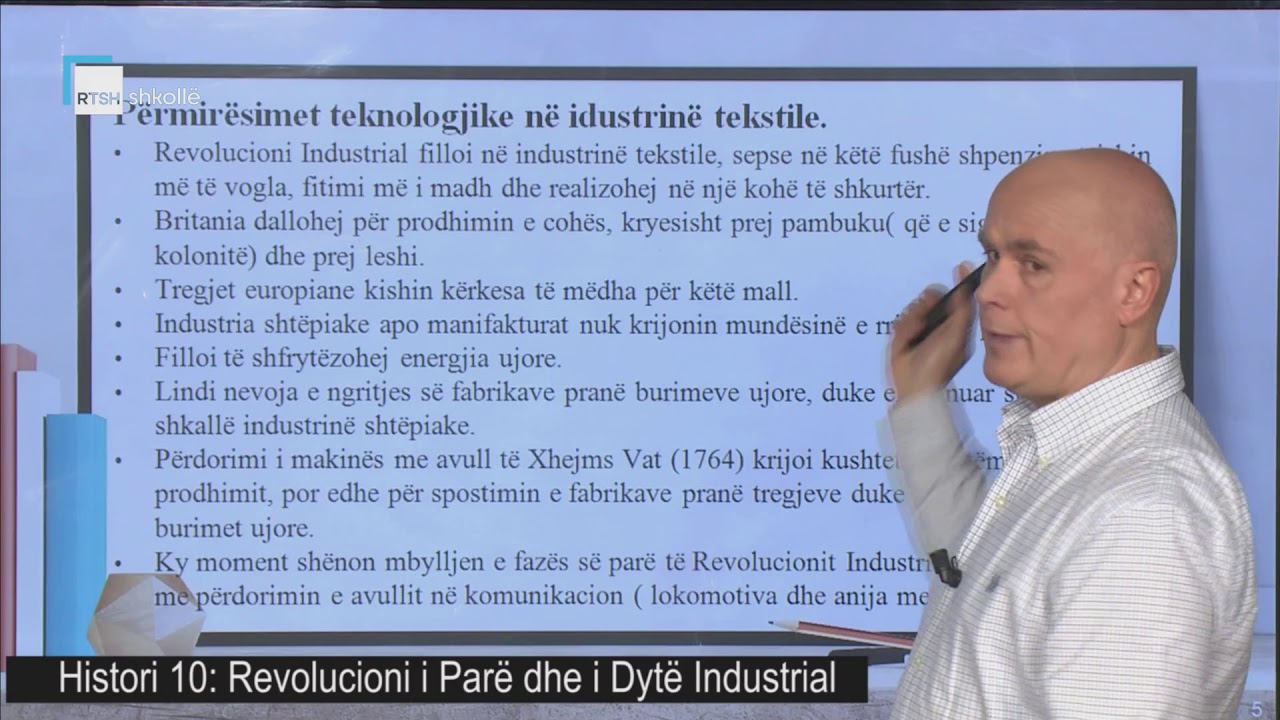 Histori 10 - Revolucioni i Parë dhe i Dytë Industrial - YouTube