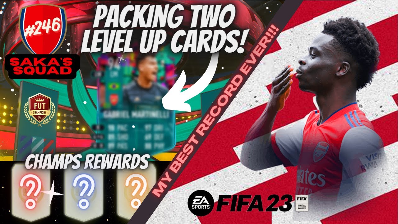PACKING LEVEL UP CARDS FROM CHAMPS REWARDS!! | FIFA 23 RTG EPISODE #246 ...
