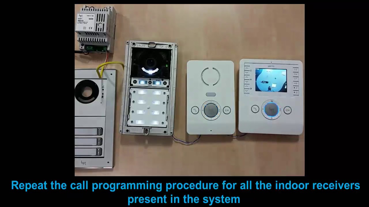 bpt MTM call programming Tutorial - YouTube