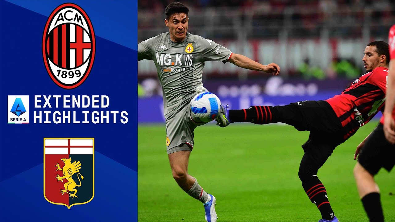 AC Milan vs. Genoa: Extended Highlights | Serie A | CBS Sports Golazo ...