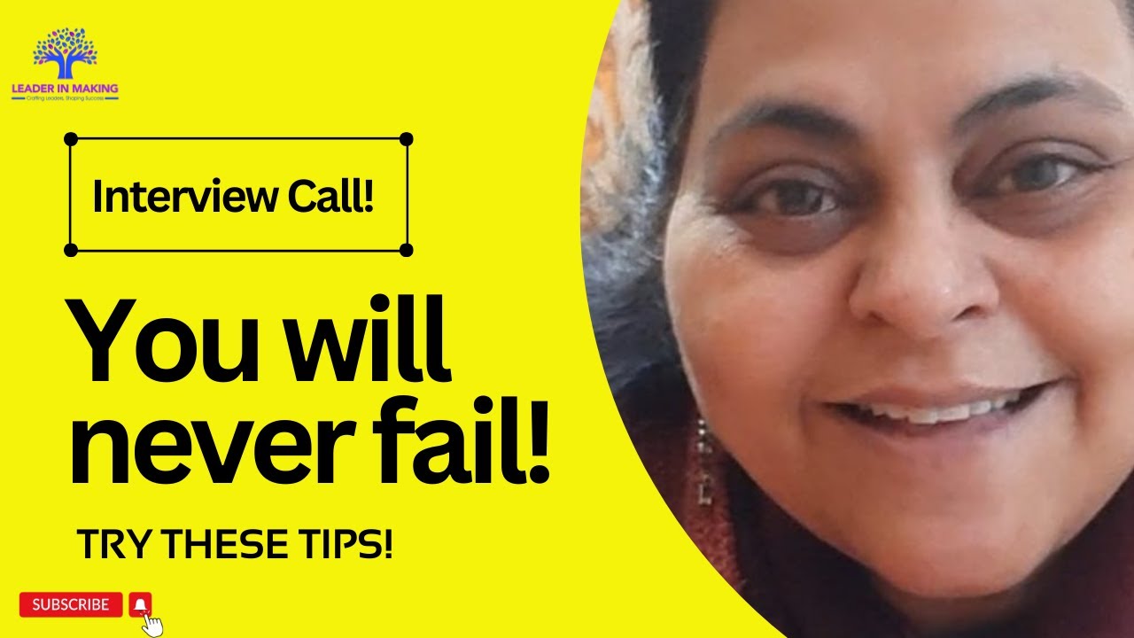 Best tips to clear any interview process | Leader in Making - YouTube