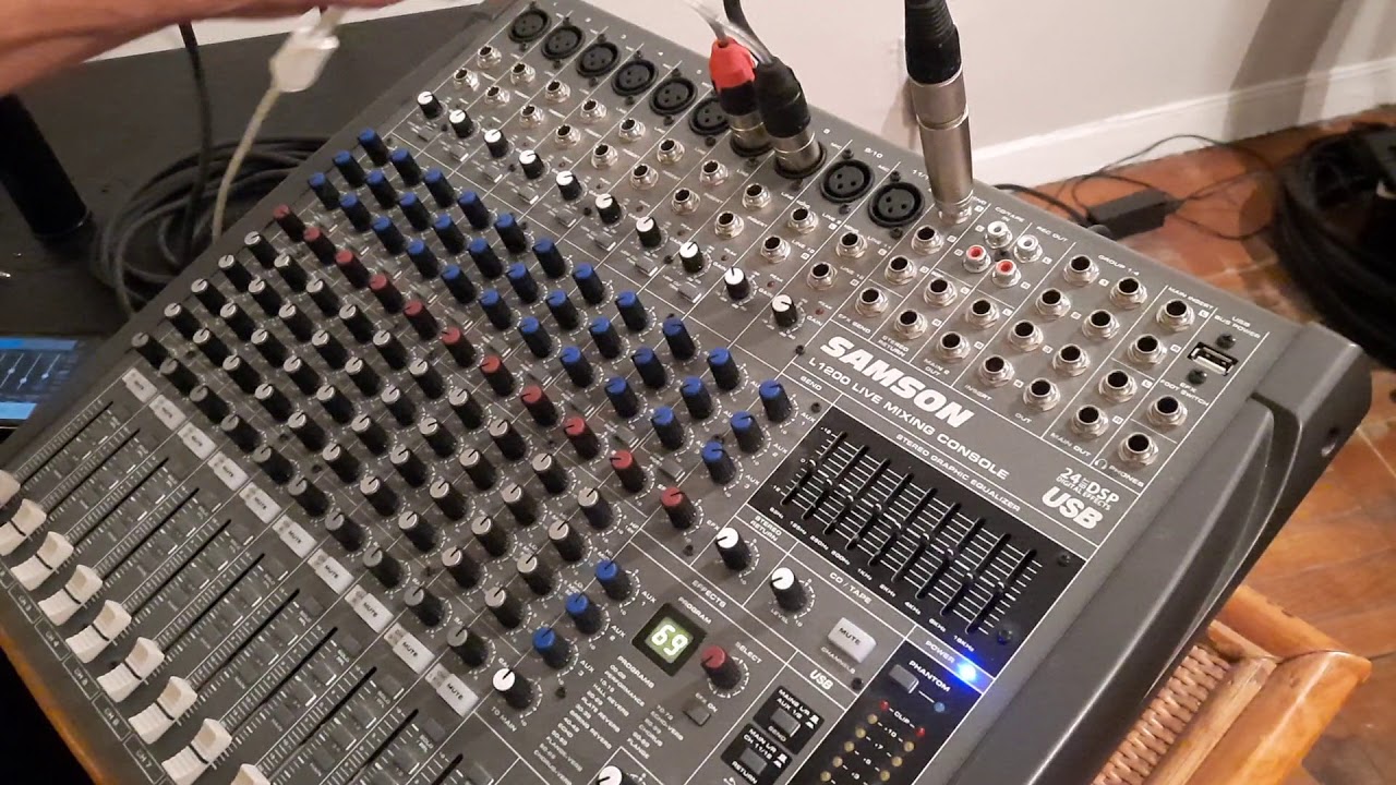 Samson L1200 monitores - YouTube