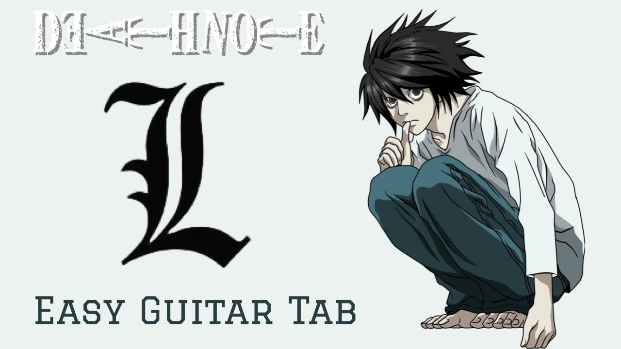 L's Theme Song Easy Guitar Tab - Death Note - YouTube