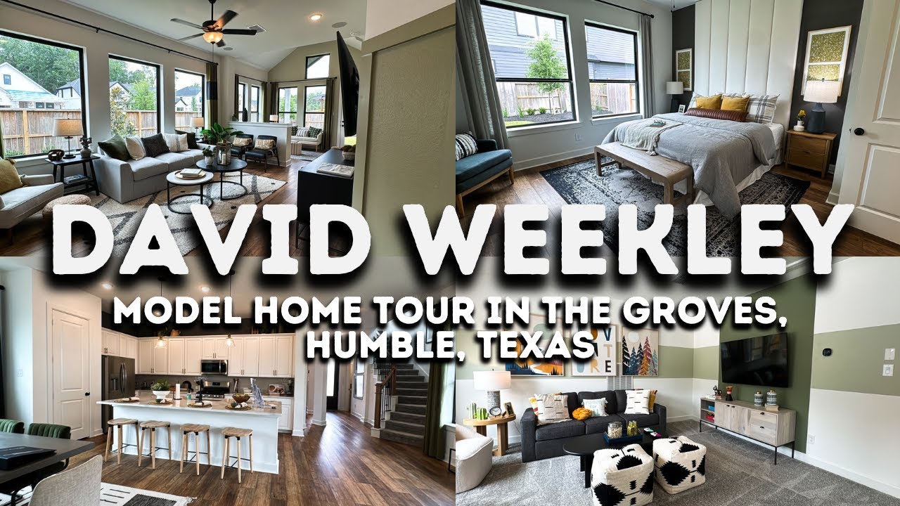 David Weekley Model Home Tour in The Groves, Humble TX | Jo & Co - YouTube