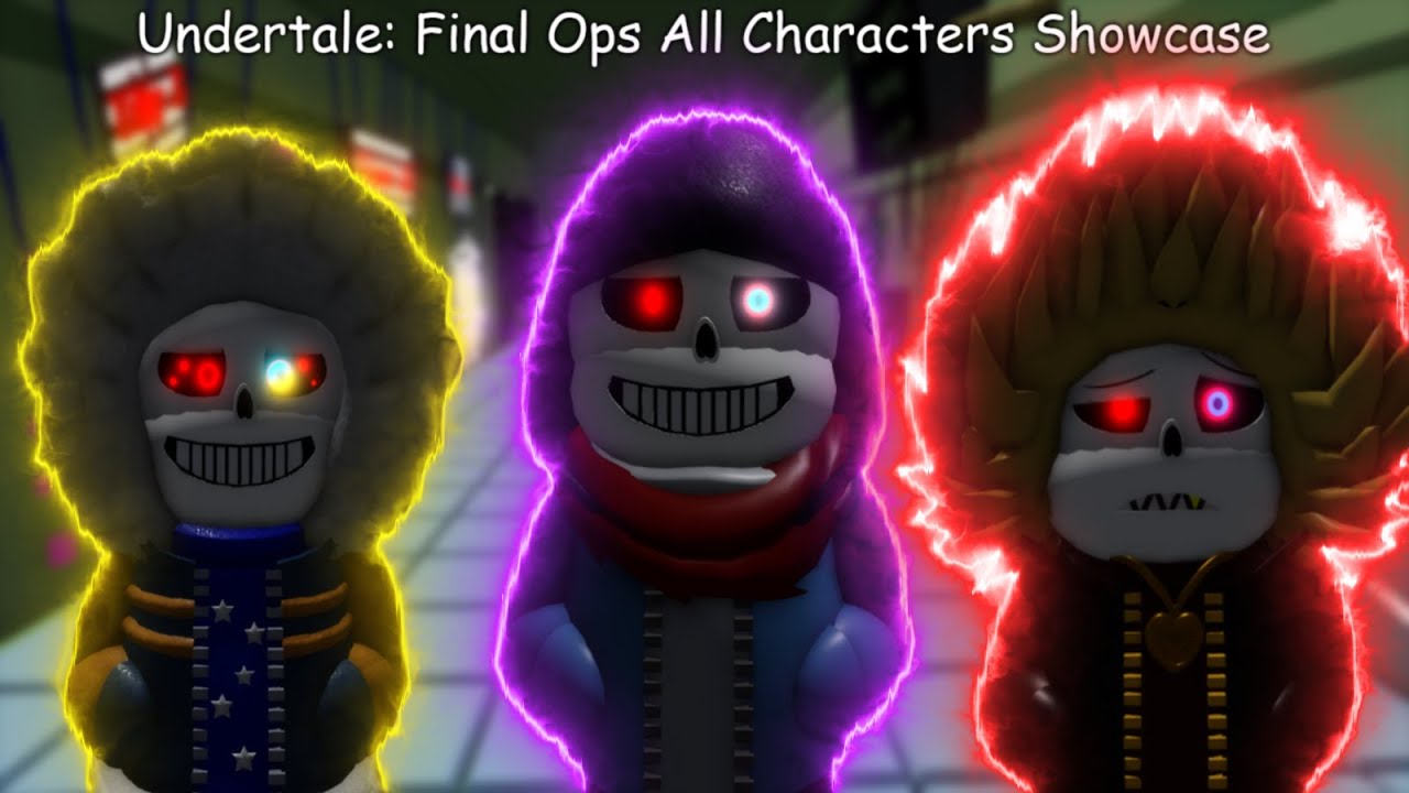 Cool Undertale PVE Game! ||| Undertale: Final Ops All Characters ...